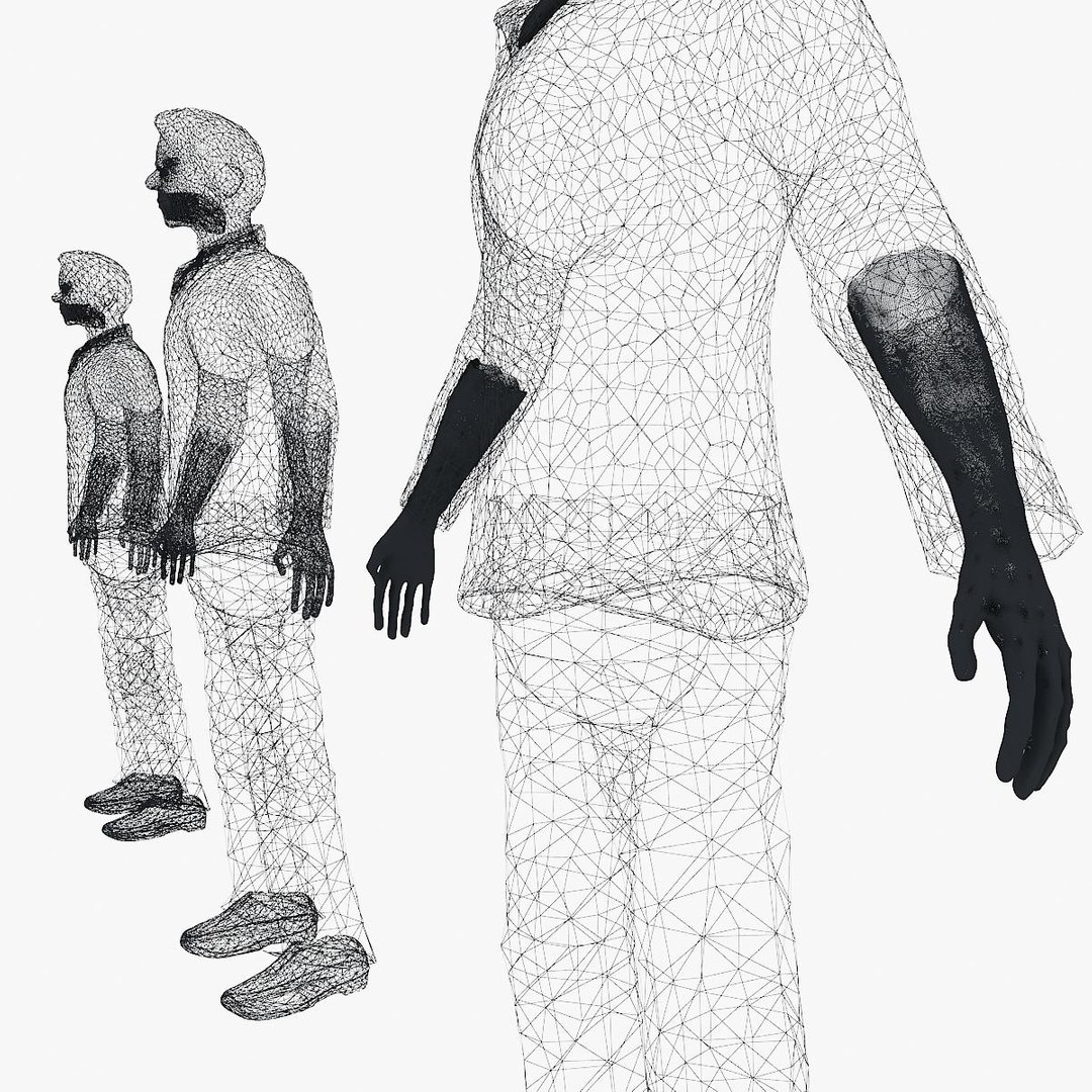 3d Model Fisherman Man