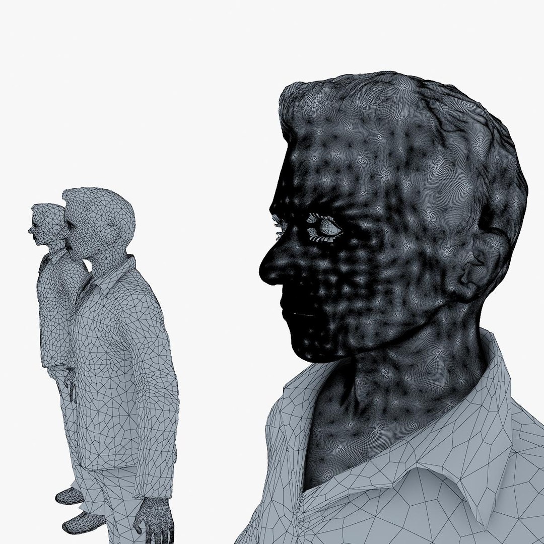 3d Model Fisherman Man