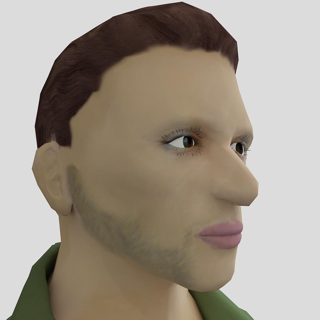 3d Model Fisherman Man