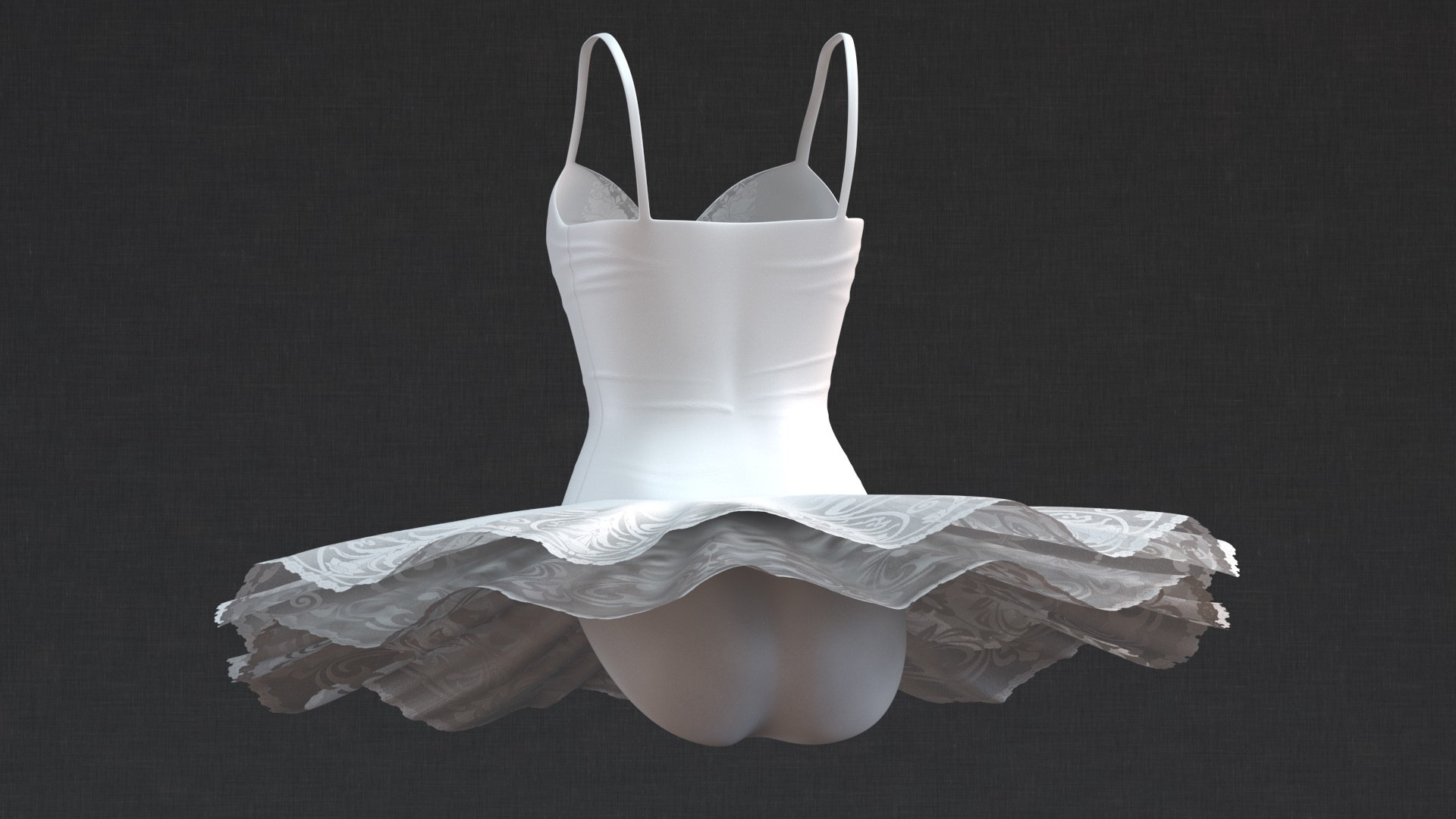 Ballet Tutu Dress 3D Model - TurboSquid 1615393