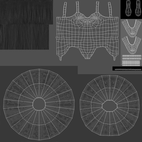 Ballet tutu dress 3D model - TurboSquid 1615393