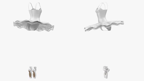 Ballet tutu dress 3D model - TurboSquid 1615393
