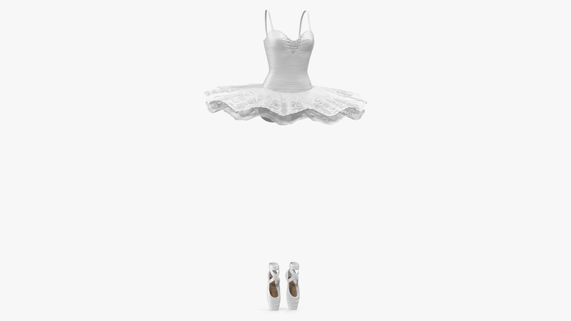 Ballet tutu dress 3D model - TurboSquid 1615393