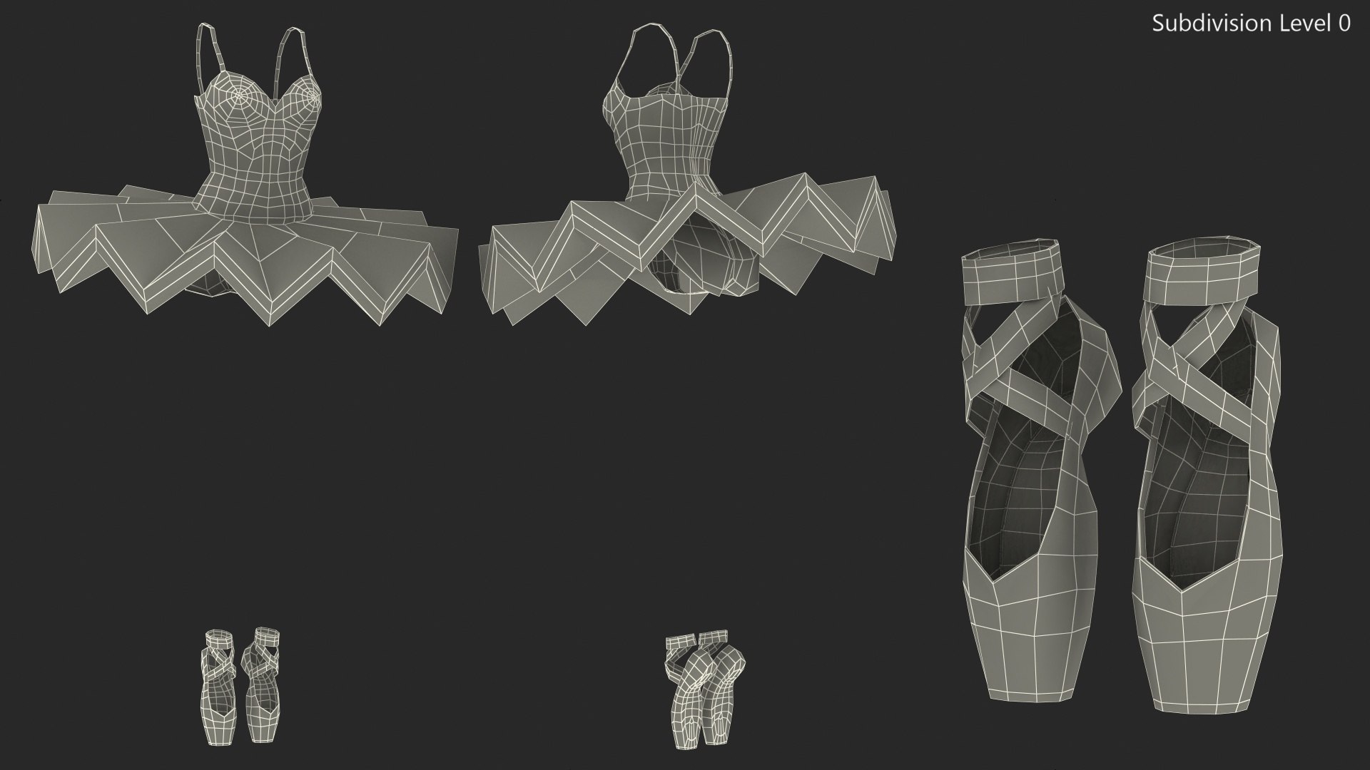 Ballet Tutu Dress 3D Model - TurboSquid 1615393