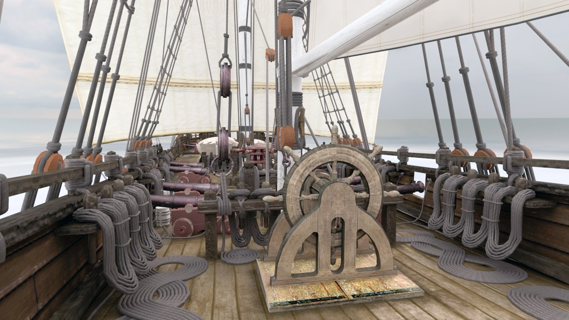 3D HMS Undaunted 1807 - TurboSquid 2050971