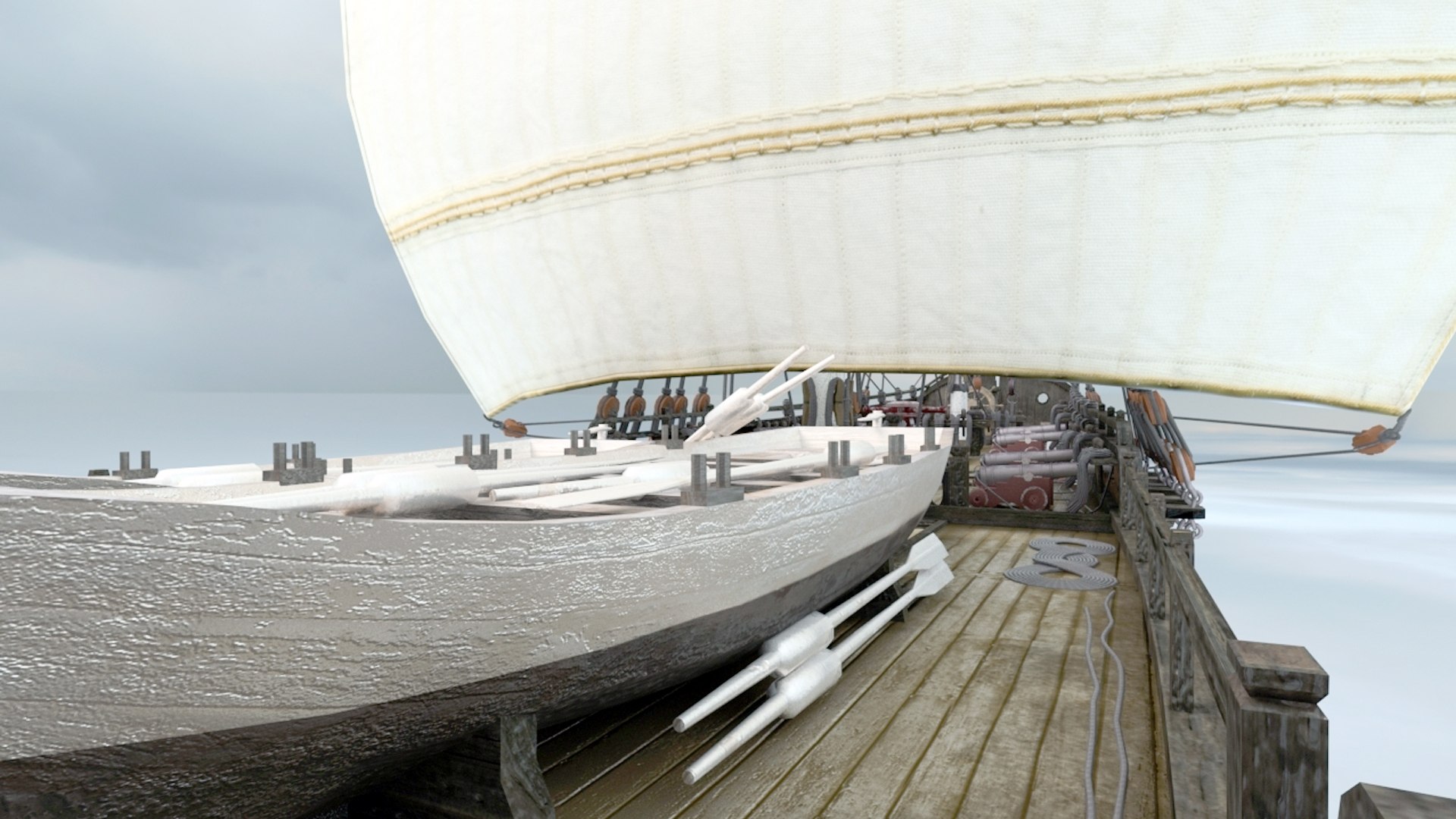 3D HMS Undaunted 1807 - TurboSquid 2050971