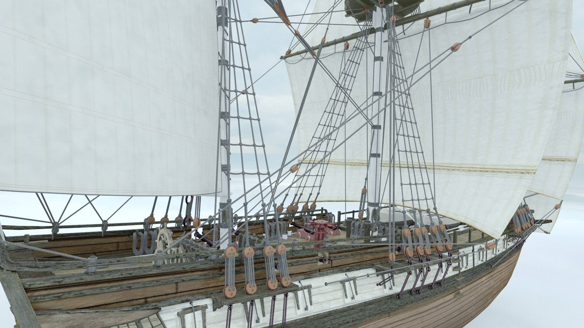3D HMS Undaunted 1807 - TurboSquid 2050971