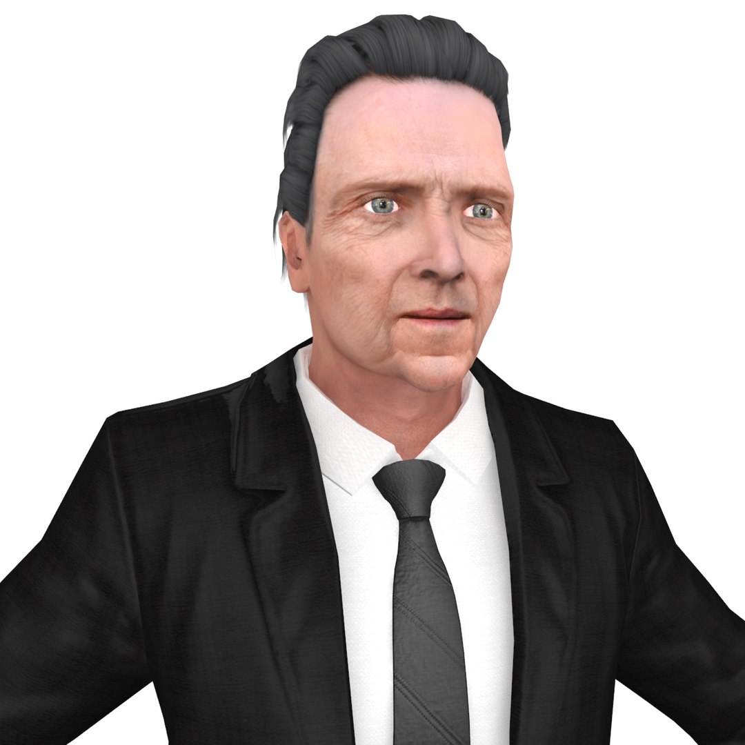 3D Christopher Walken 1 - TurboSquid 1311897