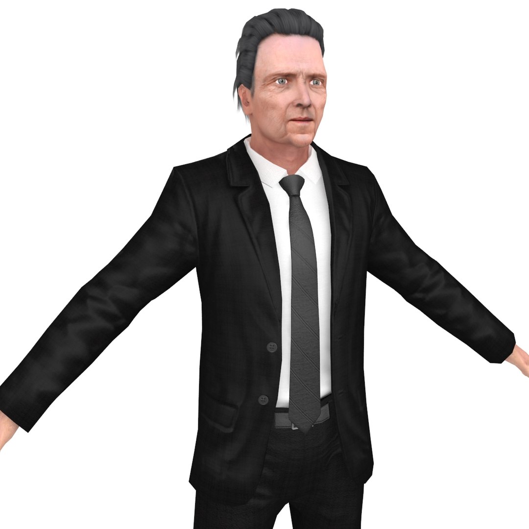 3D Christopher Walken 1 - TurboSquid 1311897