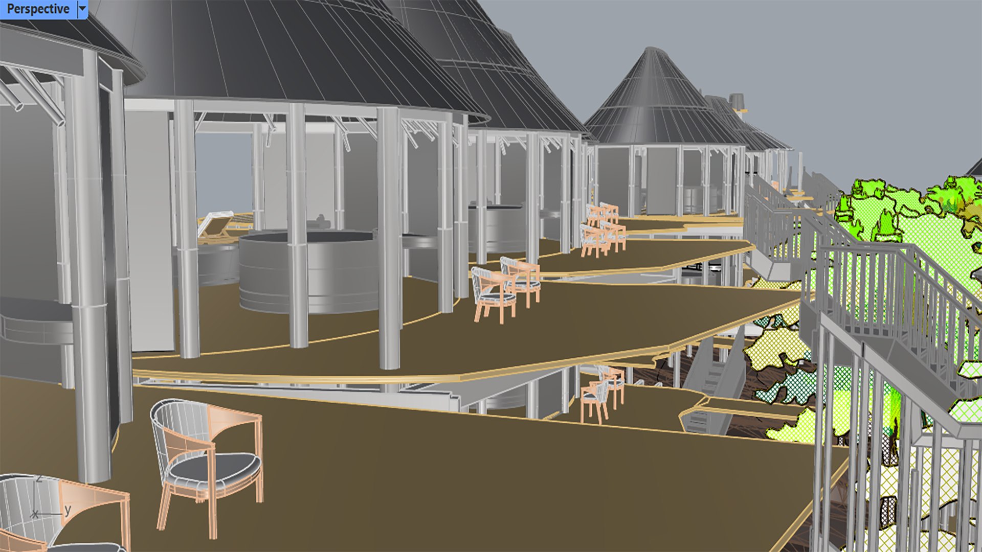 3D Revit BIM Hotel Tulum - TurboSquid 2427285