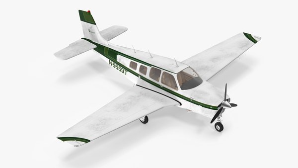Cinema 4D용으로 제작된 단일 엔진 경항공기 Beechcraft Bonanza 3D 모델 - TurboSquid 2236326
