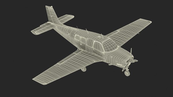 Cinema 4D용으로 제작된 단일 엔진 경항공기 Beechcraft Bonanza 3D 모델 - TurboSquid 2236326