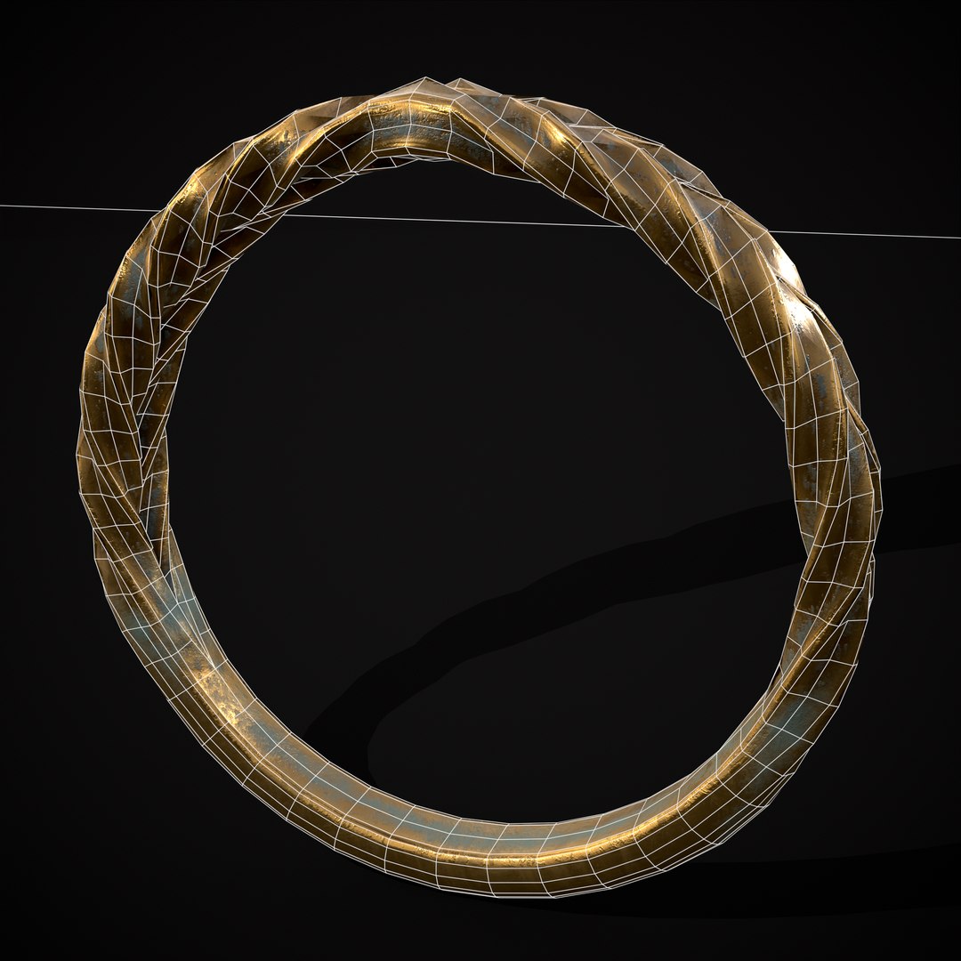 Engraved Spiral Ring model - TurboSquid 2059478