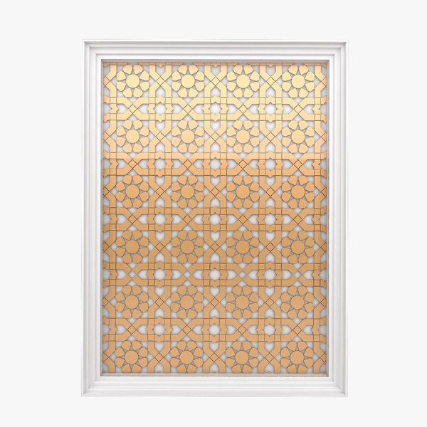 3D Islamic Geometric Decorative Frame V1 - TurboSquid 1787313
