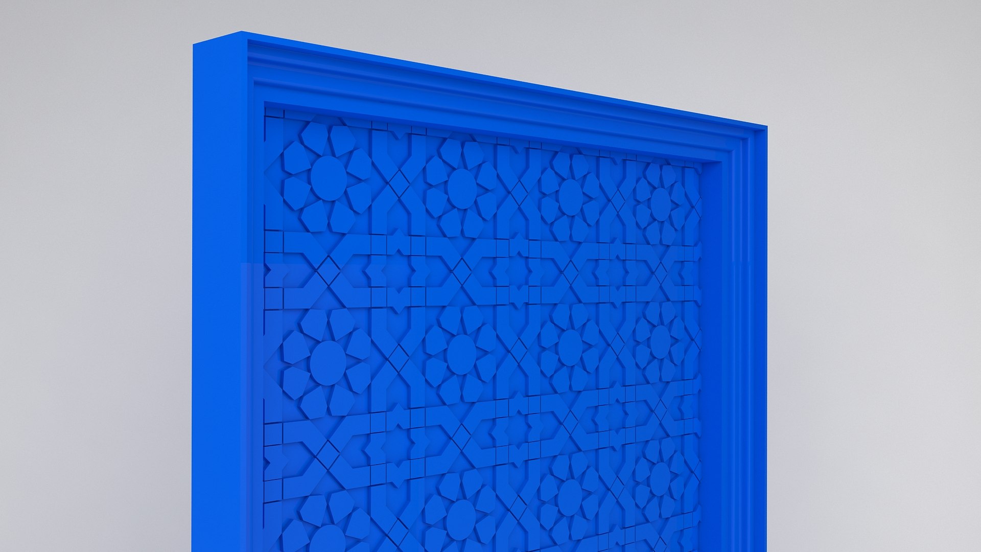 3D Islamic Geometric Decorative Frame V1 - TurboSquid 1787313