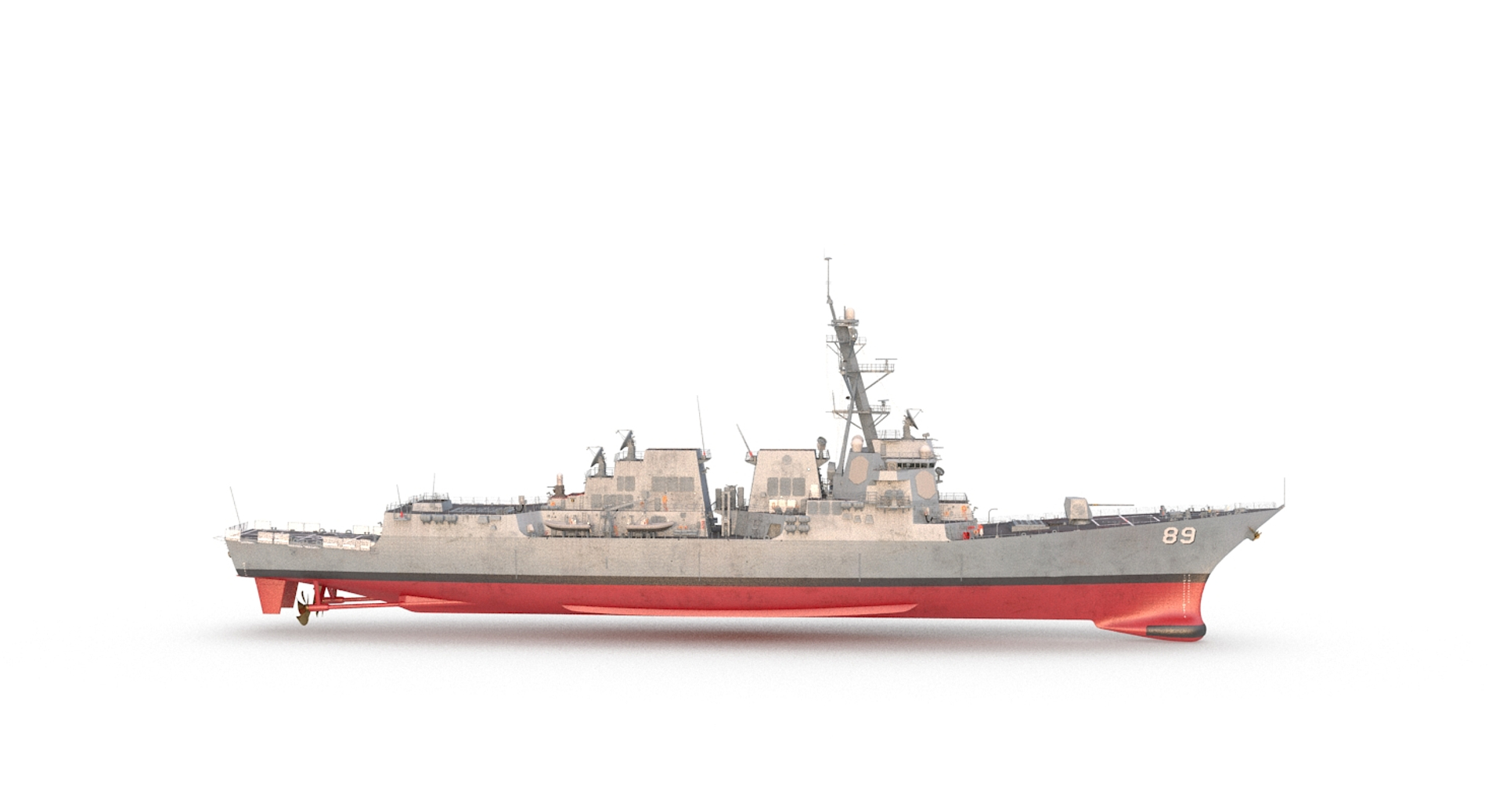3D Model Uss Mustin Ddg - TurboSquid 1373839