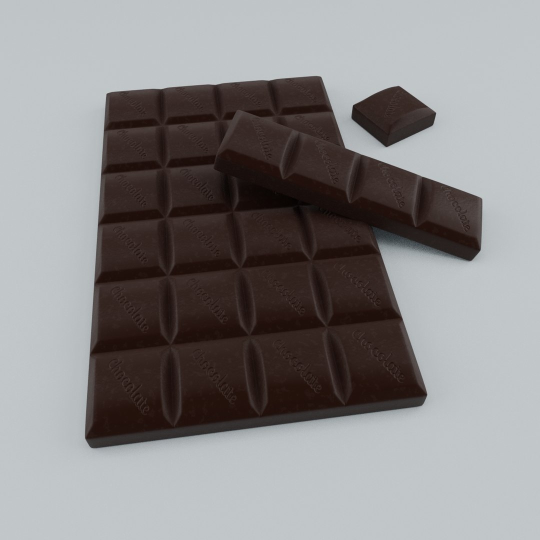 3D Model Chocolate Product - TurboSquid 1168762