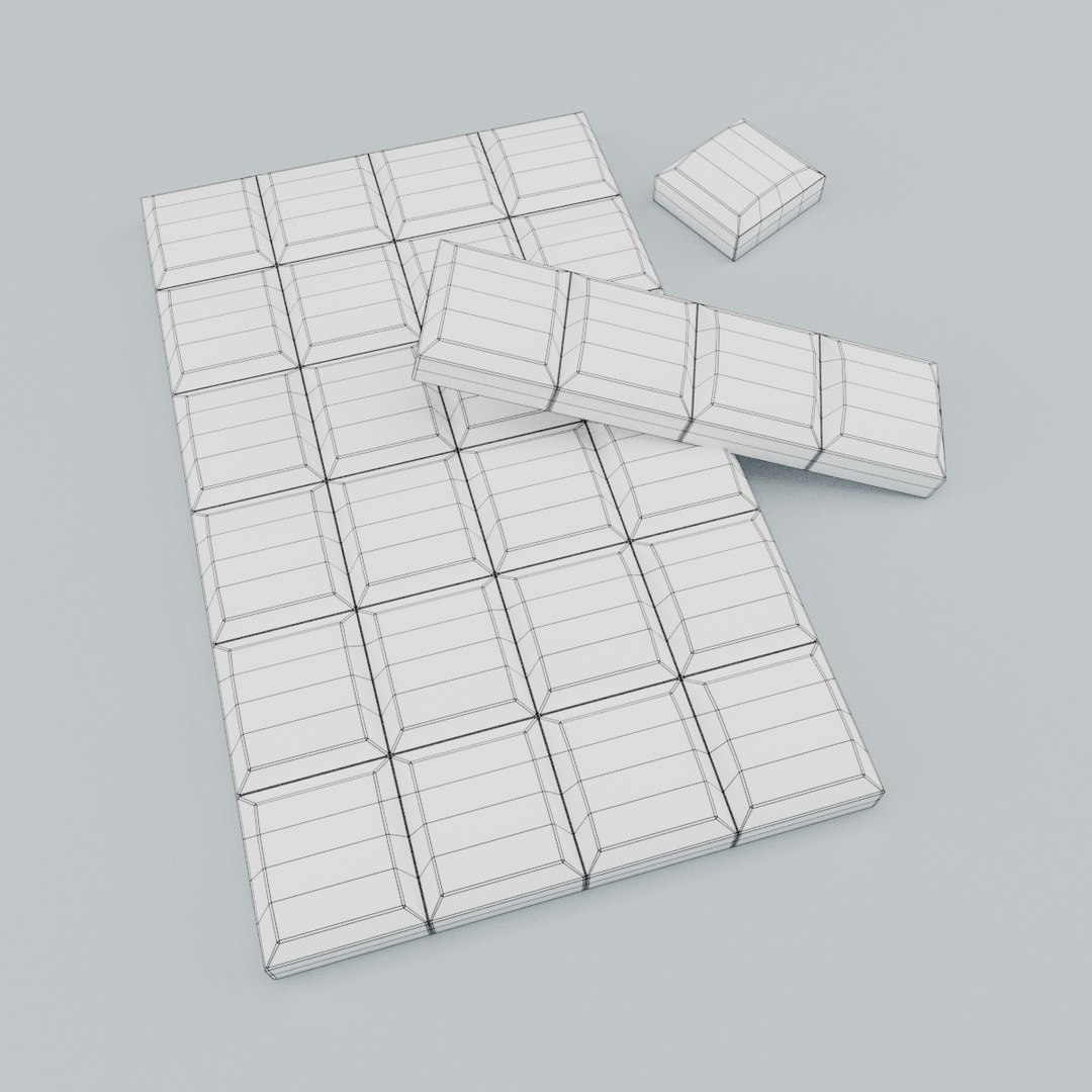 3D Model Chocolate Product - TurboSquid 1168762