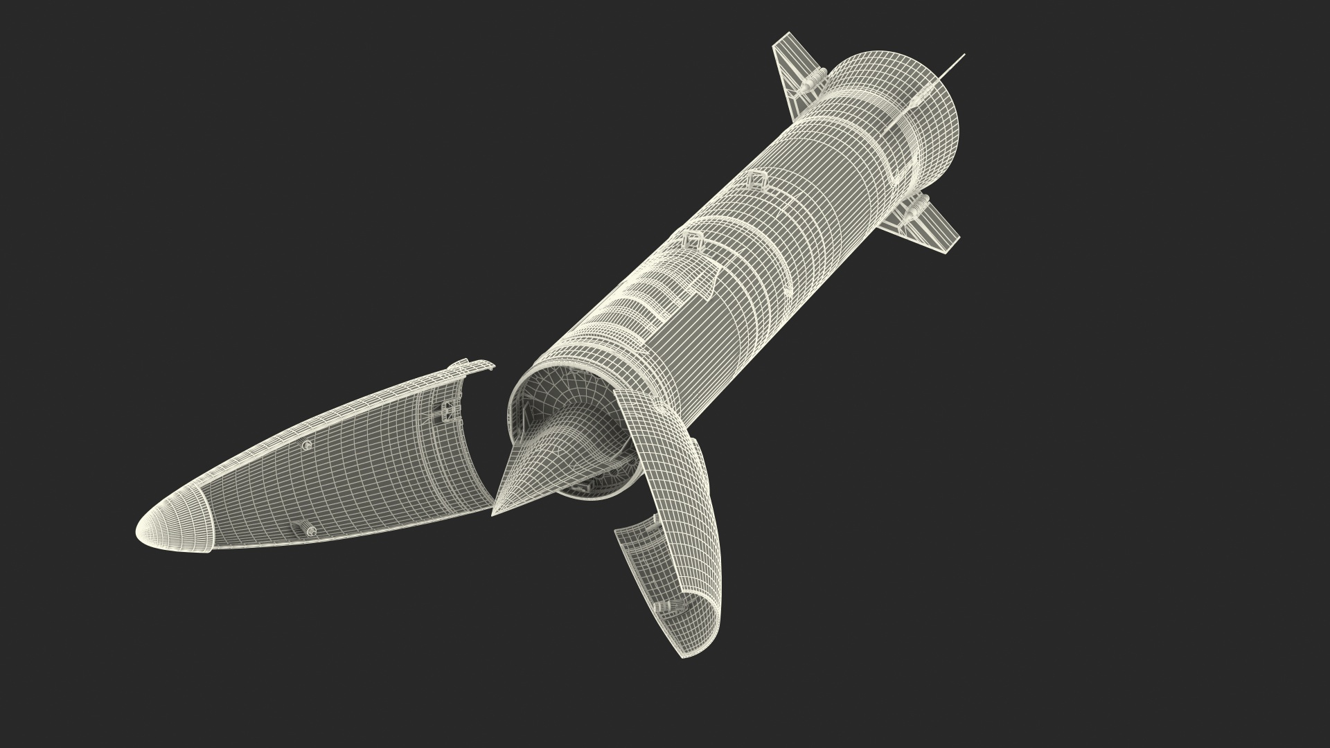 Hypersonic Missile 3D - TurboSquid 1918599