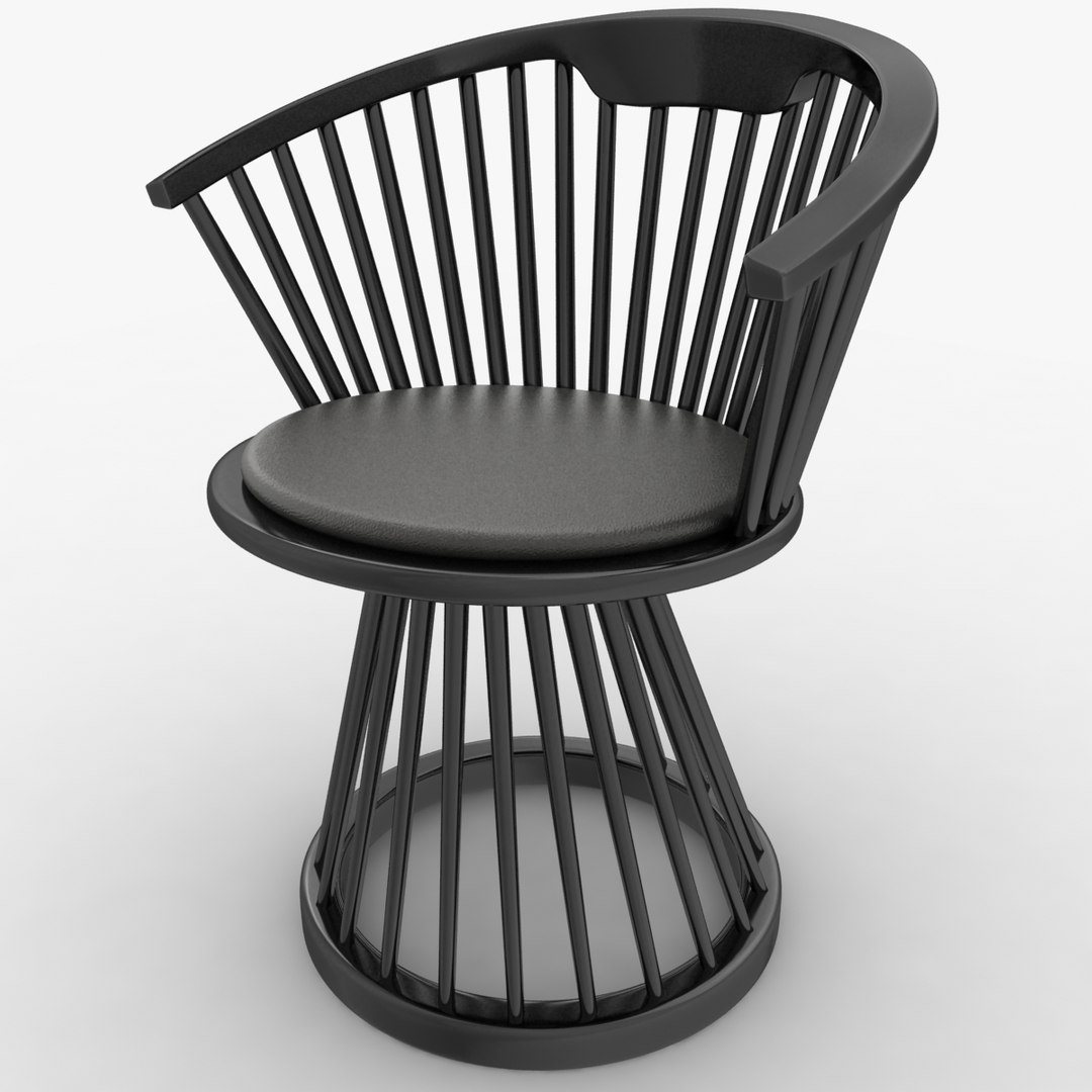 realistic fan dining chair max