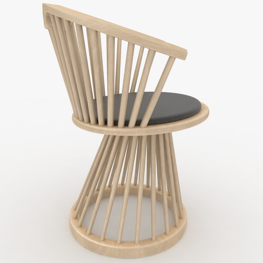 realistic fan dining chair max