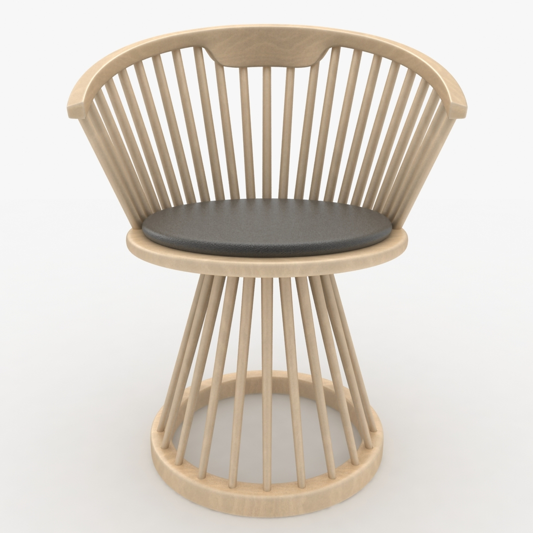 realistic fan dining chair max