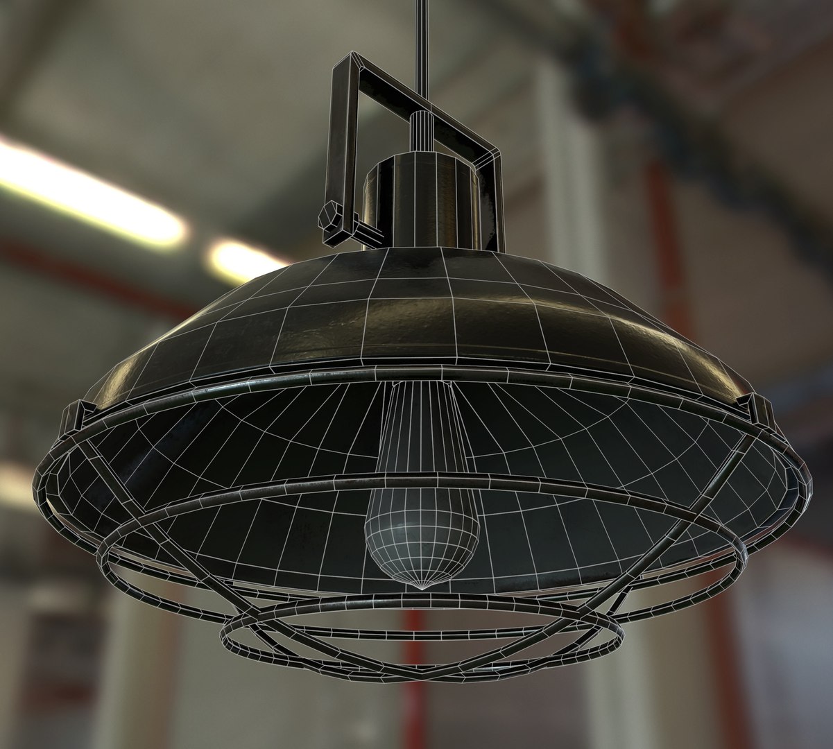 Ready Industrial Overhead Light 3D Model - TurboSquid 1153310