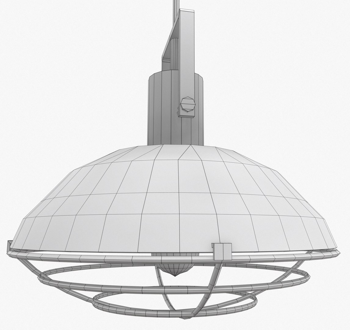 Ready Industrial Overhead Light 3D Model - TurboSquid 1153310