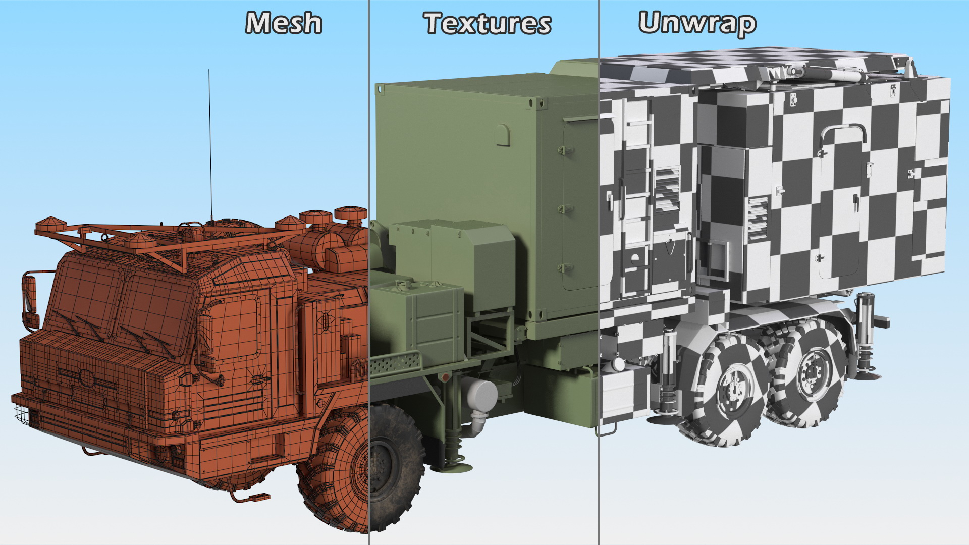 Multi Function Mobile Tracking Radar3d模型 Turbosquid 1703415 3028