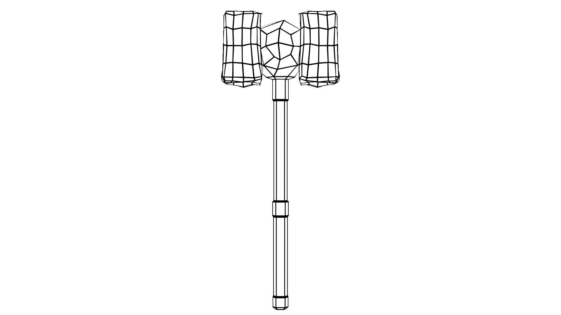 Stylized Hammer Model - TurboSquid 1976633