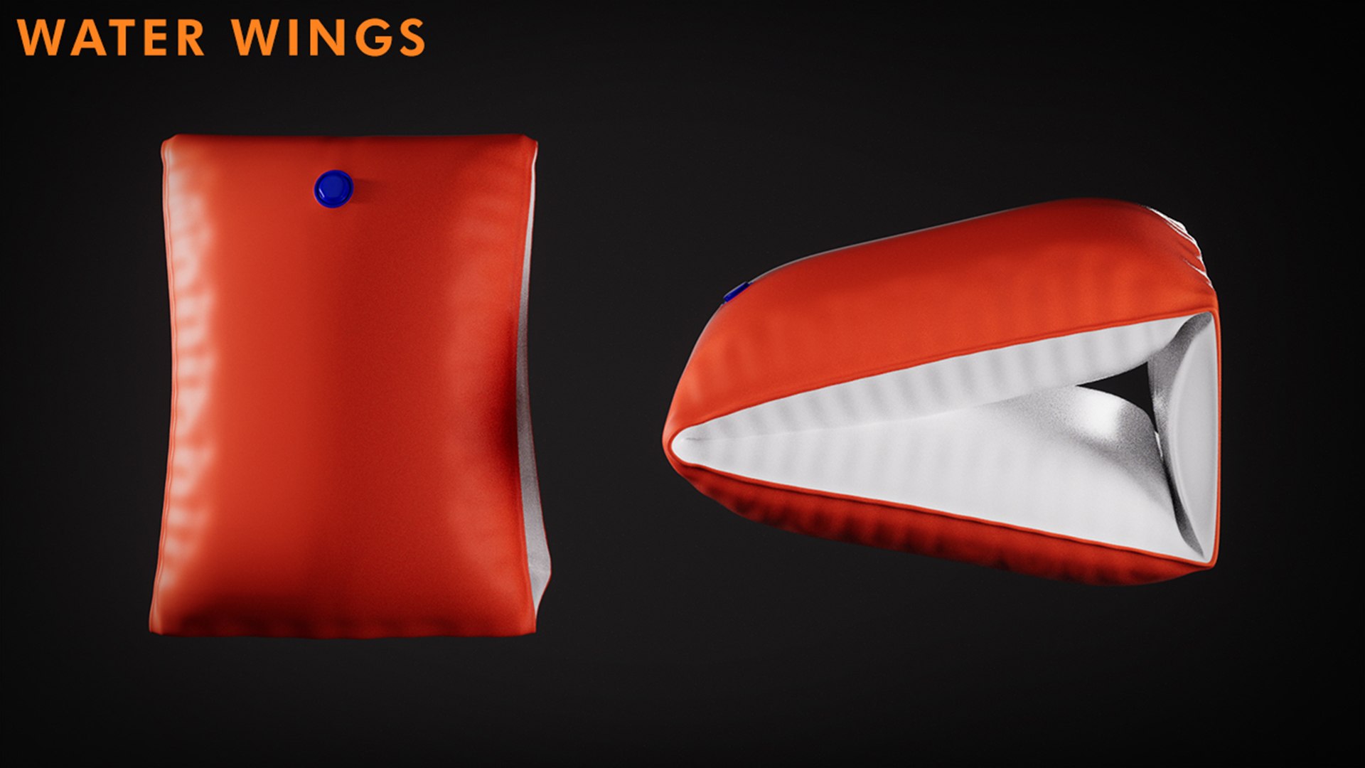 Water Wings Inflated 3D - TurboSquid 2458907