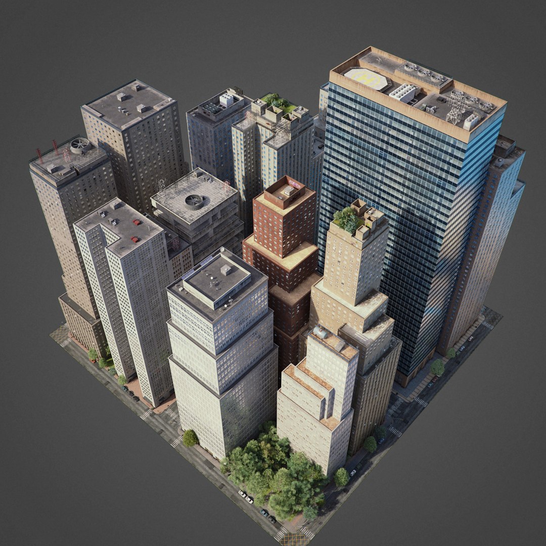 City Exterior Streets 3D Model - TurboSquid 1520500