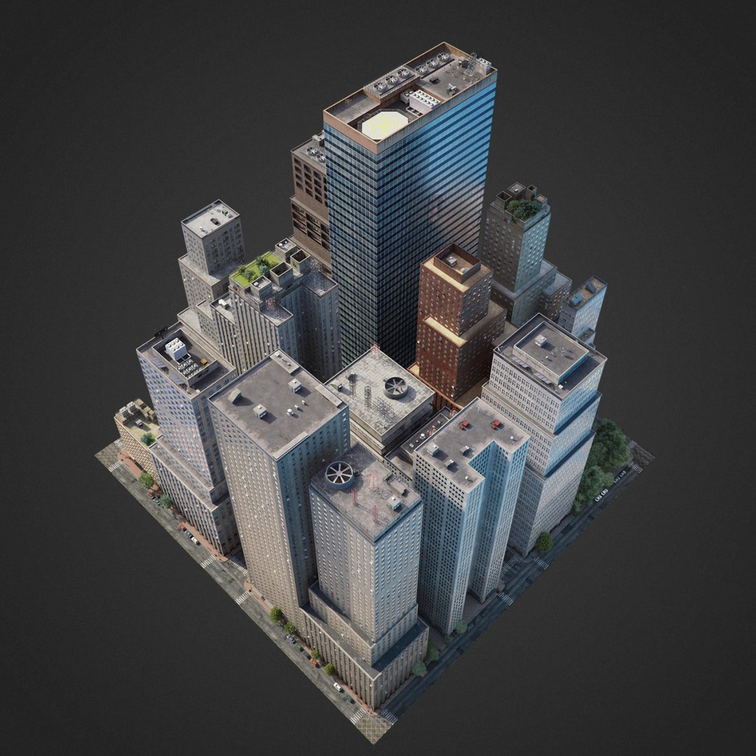 City Exterior Streets 3D Model - TurboSquid 1520500