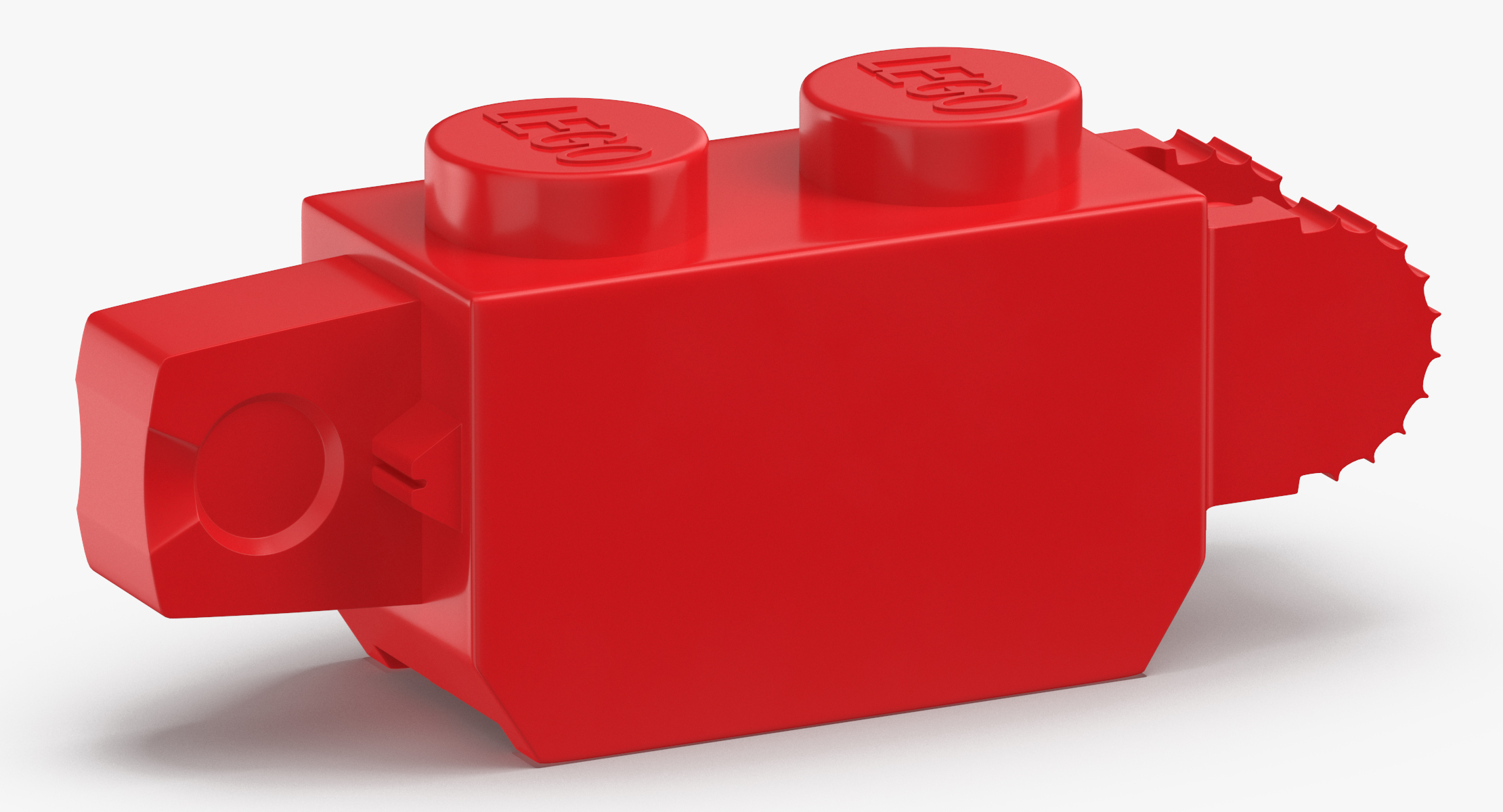 3D bright red lego bricks - TurboSquid 1492395