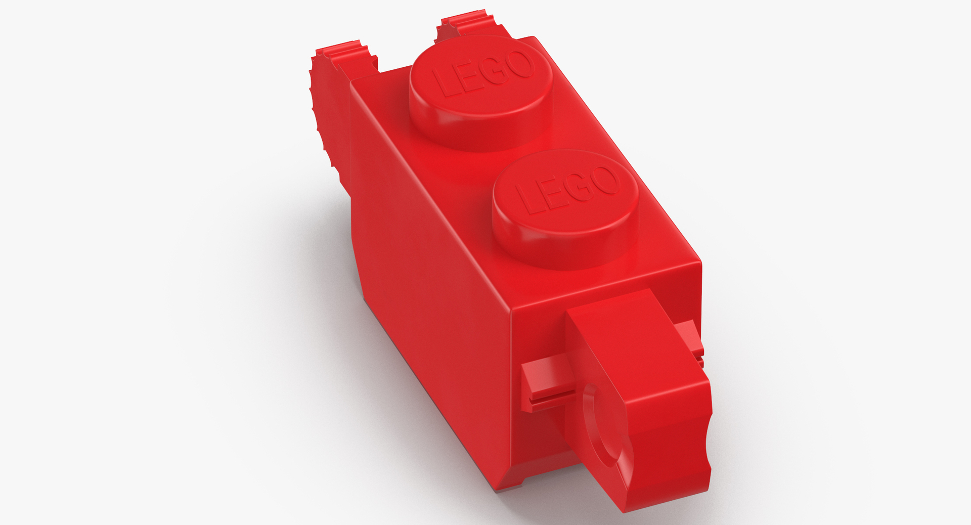 3D bright red lego bricks - TurboSquid 1492395