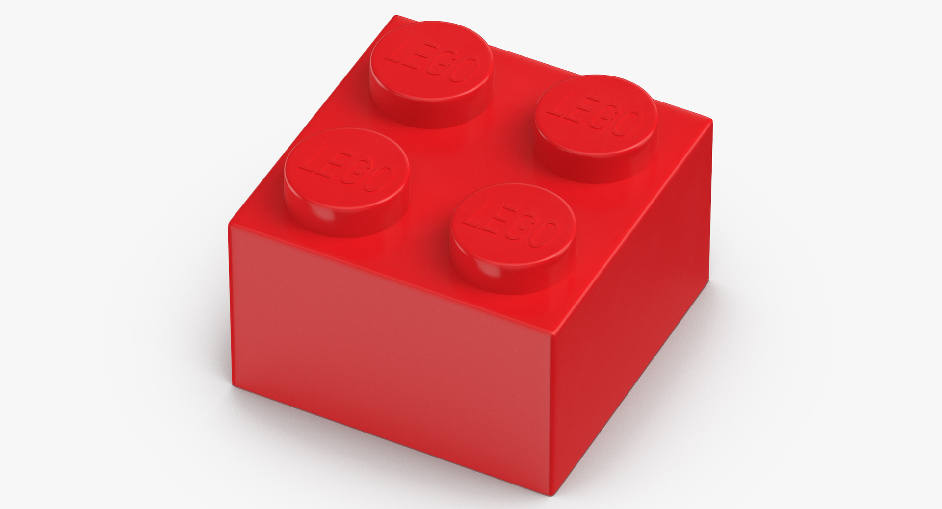 3D bright red lego bricks - TurboSquid 1492395