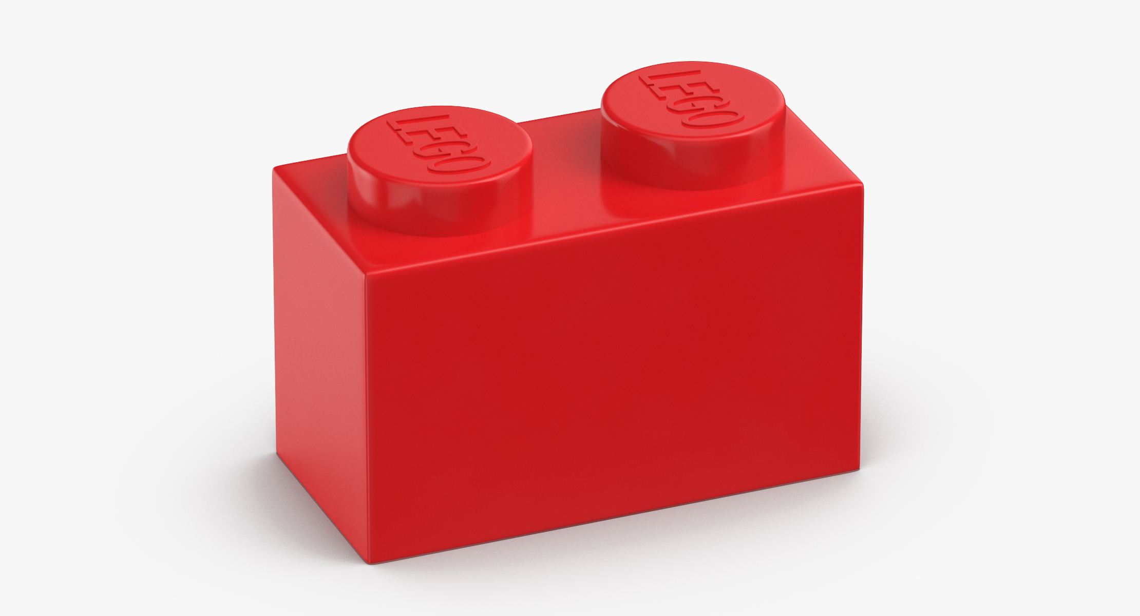 3D bright red lego bricks - TurboSquid 1492395