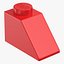 3D Bright Red Lego Bricks - TurboSquid 1492395