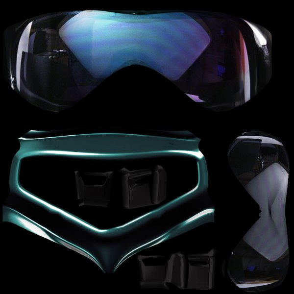 3D ski goggles - TurboSquid 1705485