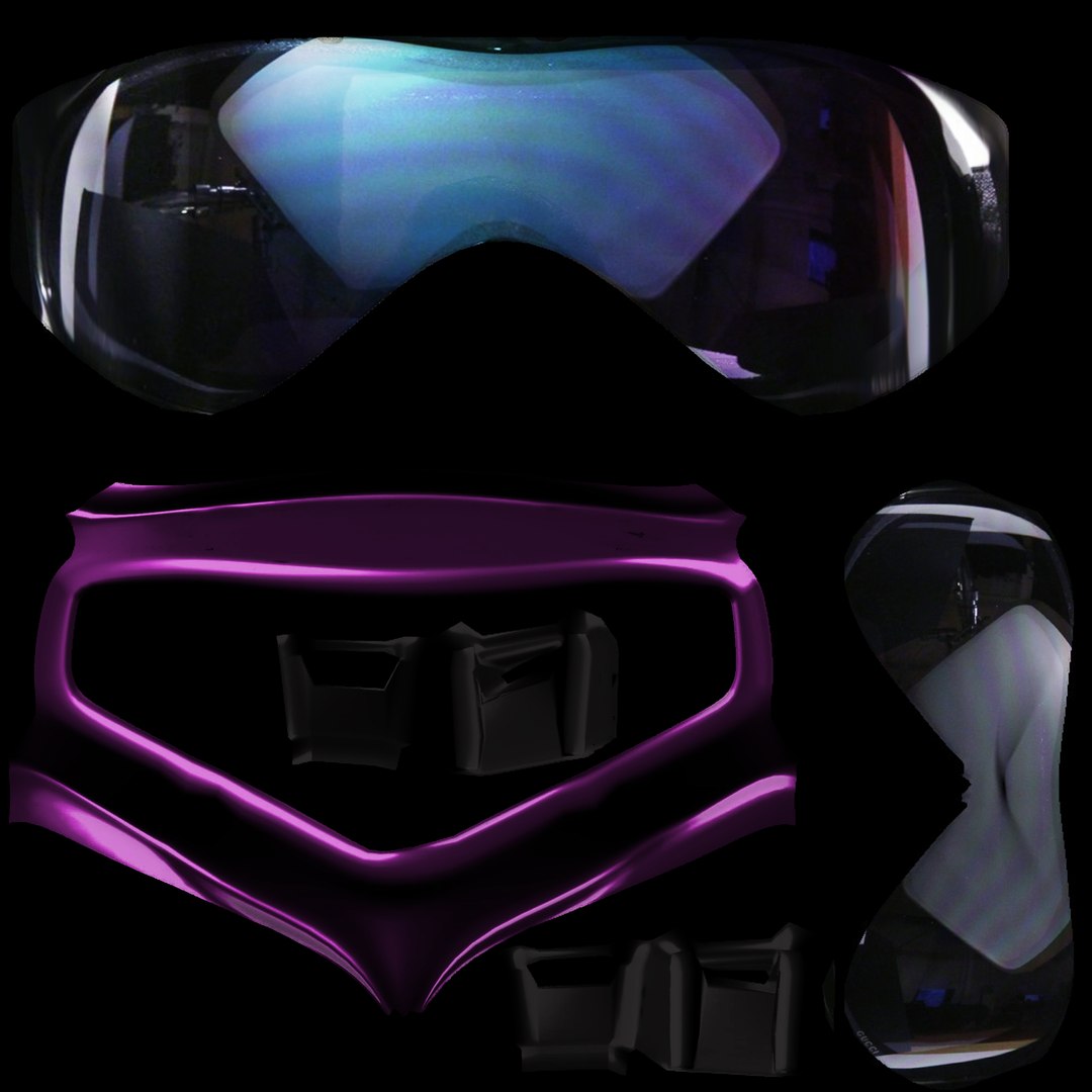 3D Ski Goggles - TurboSquid 1705485