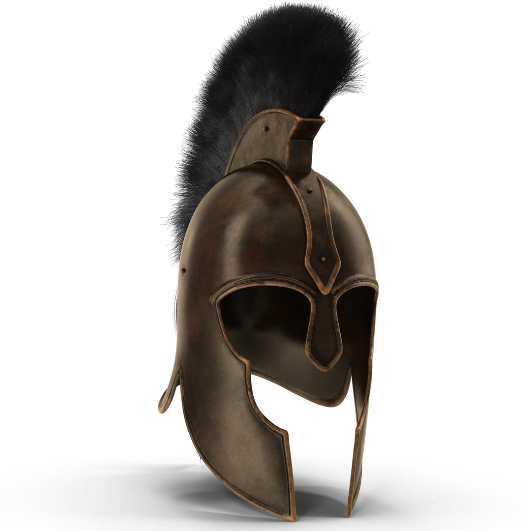 3d model trojan helmet