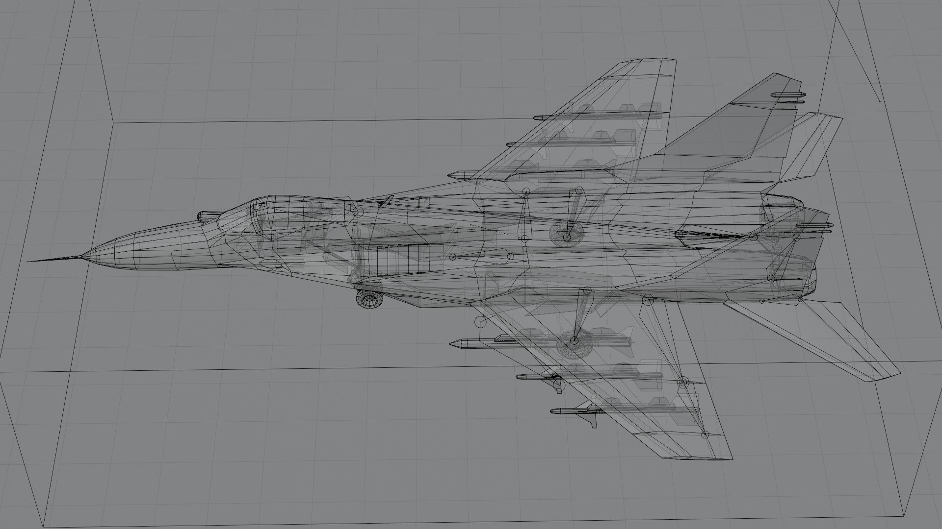 3D Model MIG-29 Fulcrum Jet Fighter Lowpoly - TurboSquid 1811942