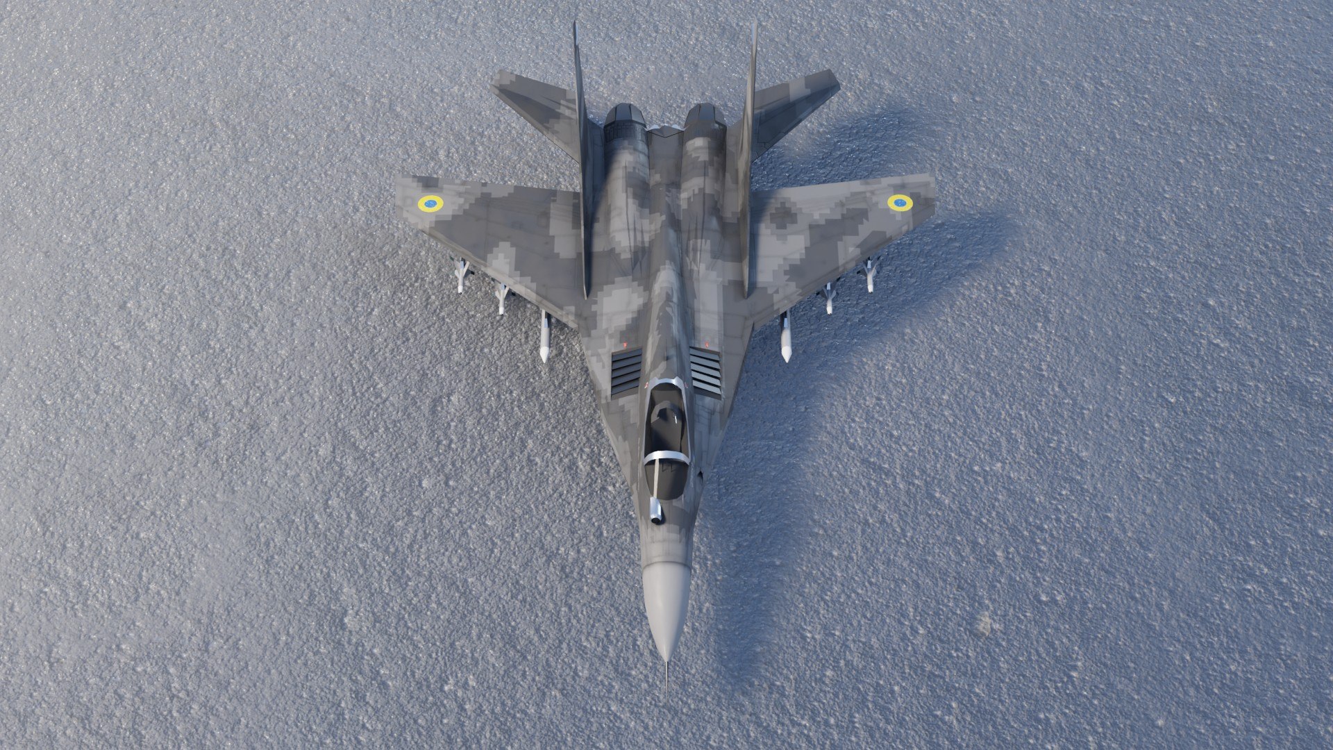3D Model MIG-29 Fulcrum Jet Fighter Lowpoly - TurboSquid 1811942