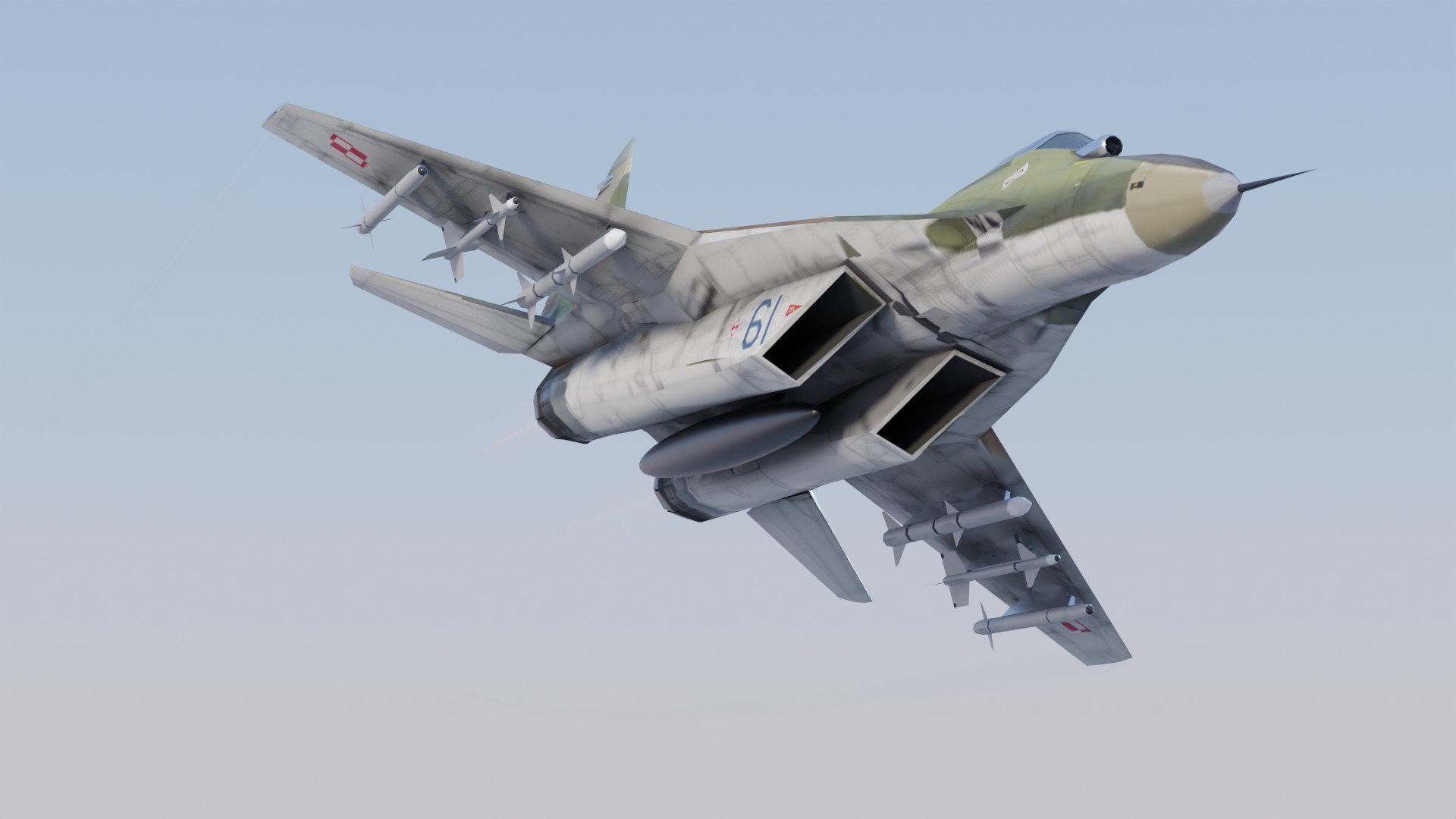 3D Model MIG-29 Fulcrum Jet Fighter Lowpoly - TurboSquid 1811942