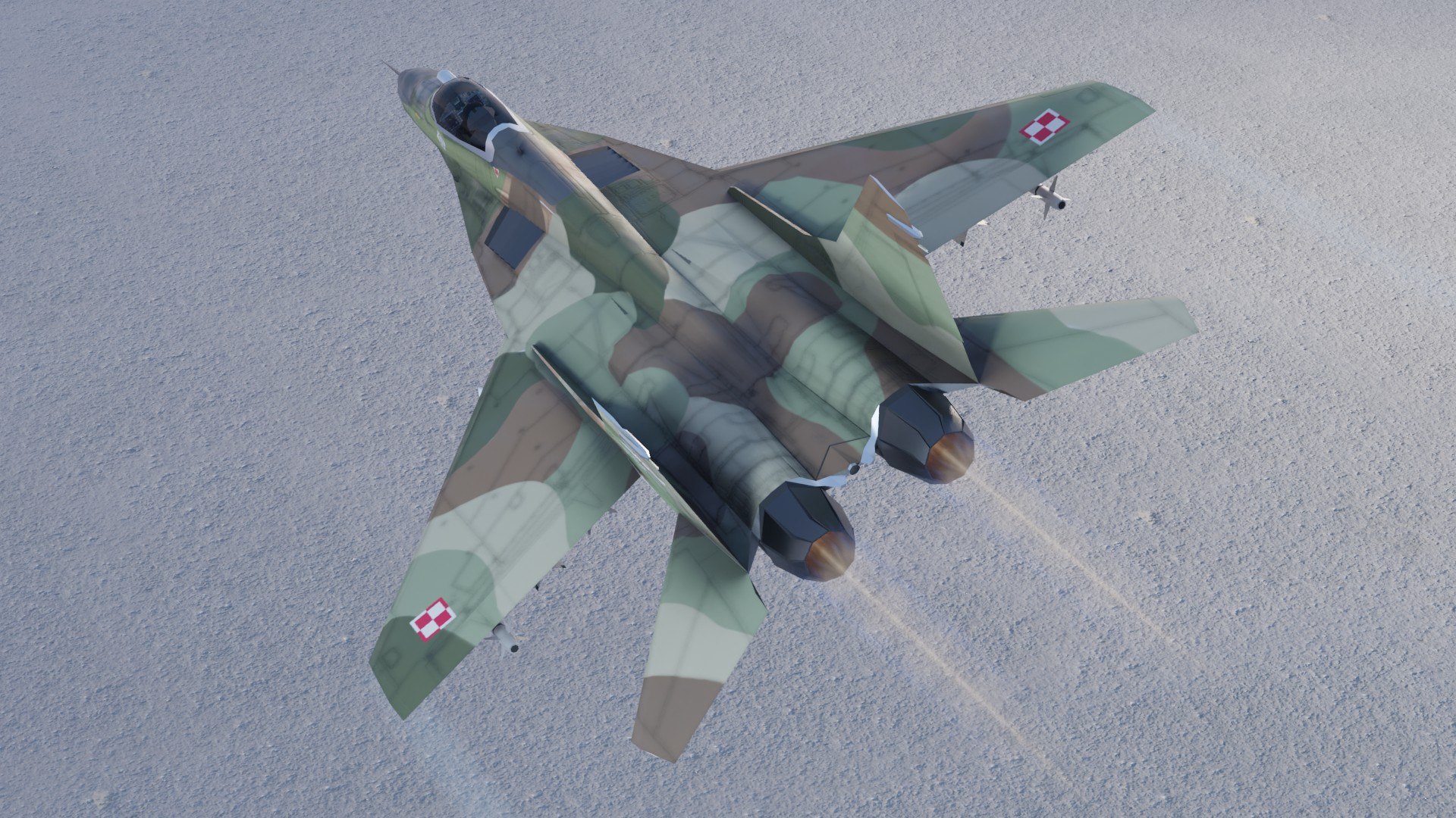 3D Model MIG-29 Fulcrum Jet Fighter Lowpoly - TurboSquid 1811942