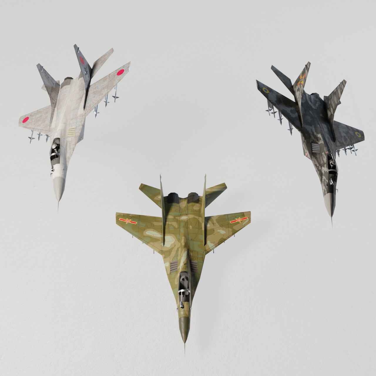 3D model MIG-29 Fulcrum jet fighter lowpoly - TurboSquid 1811942