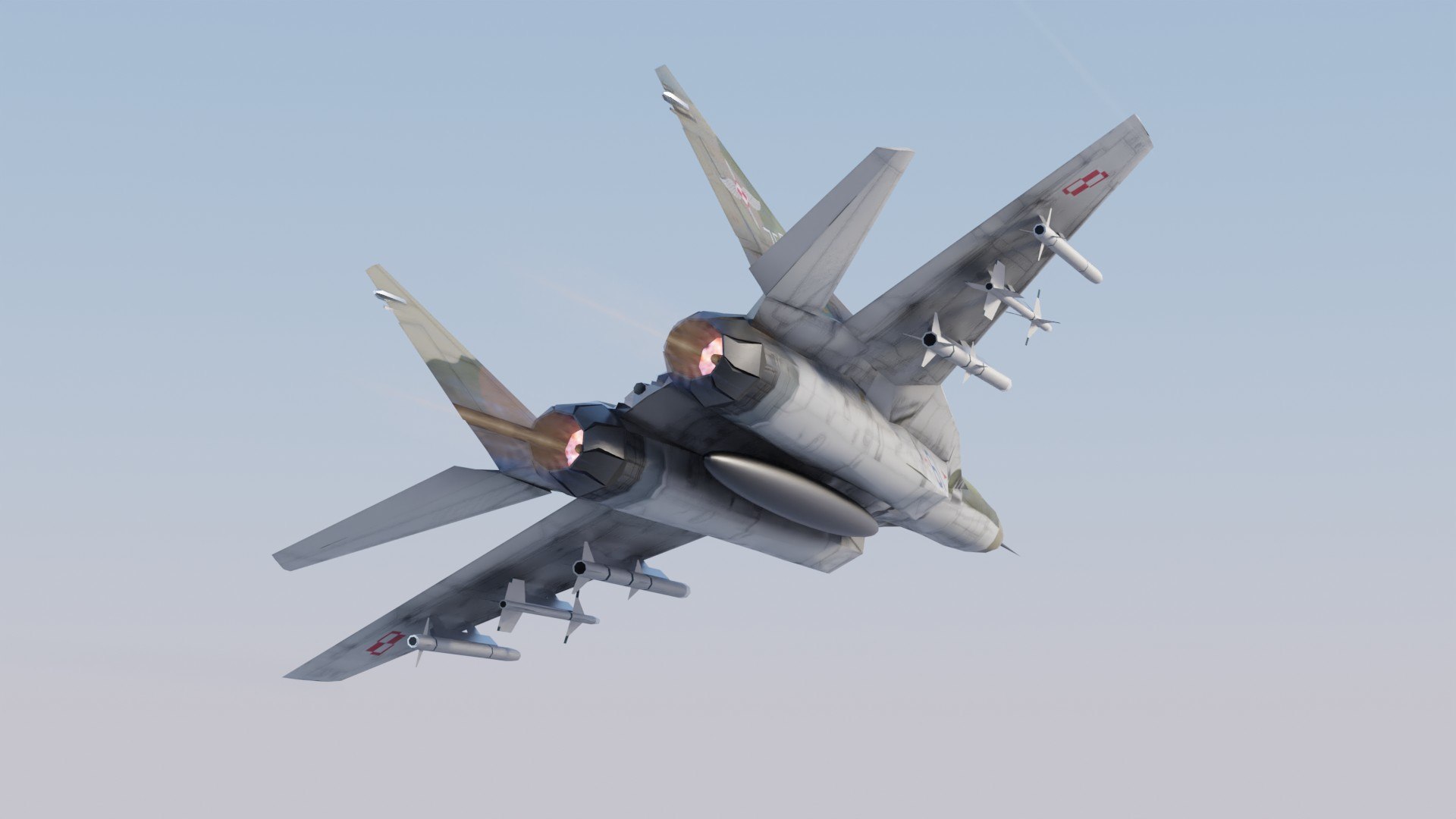 3D Model MIG-29 Fulcrum Jet Fighter Lowpoly - TurboSquid 1811942