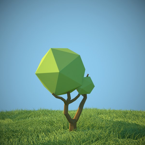 3d model pack trees style