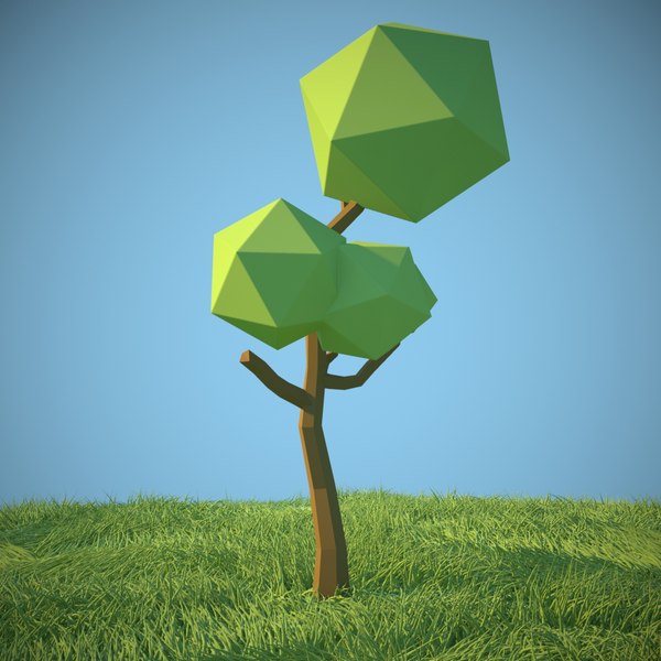 3d model pack trees style