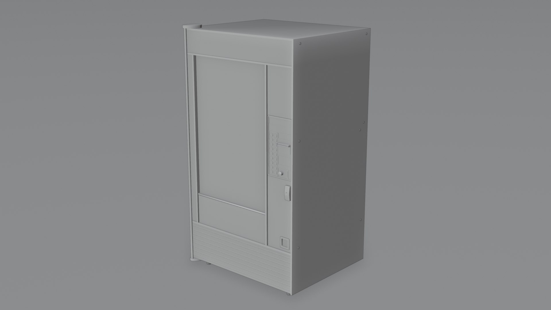 3D 80s Retro Vending Machine With 8K 4K And 2K Textures Low-poly 3D ...